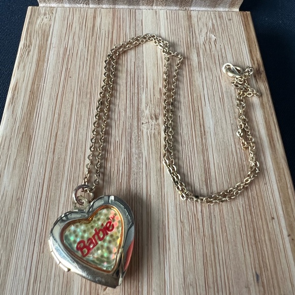Barbie | Jewelry | Vintage 998 Barbieheart Locket Necklace Bymattel ...